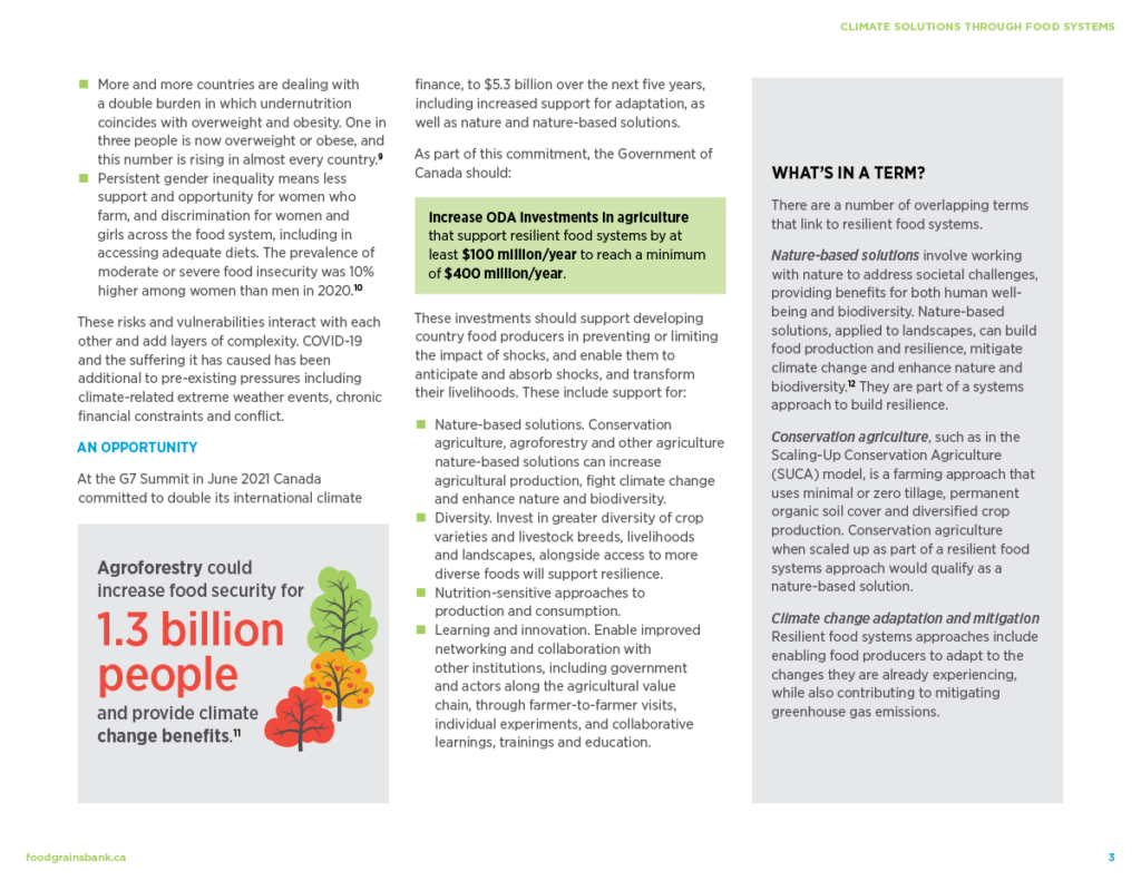 Climate Solutions Through Food Systems | Canadian Foodgrains Bank